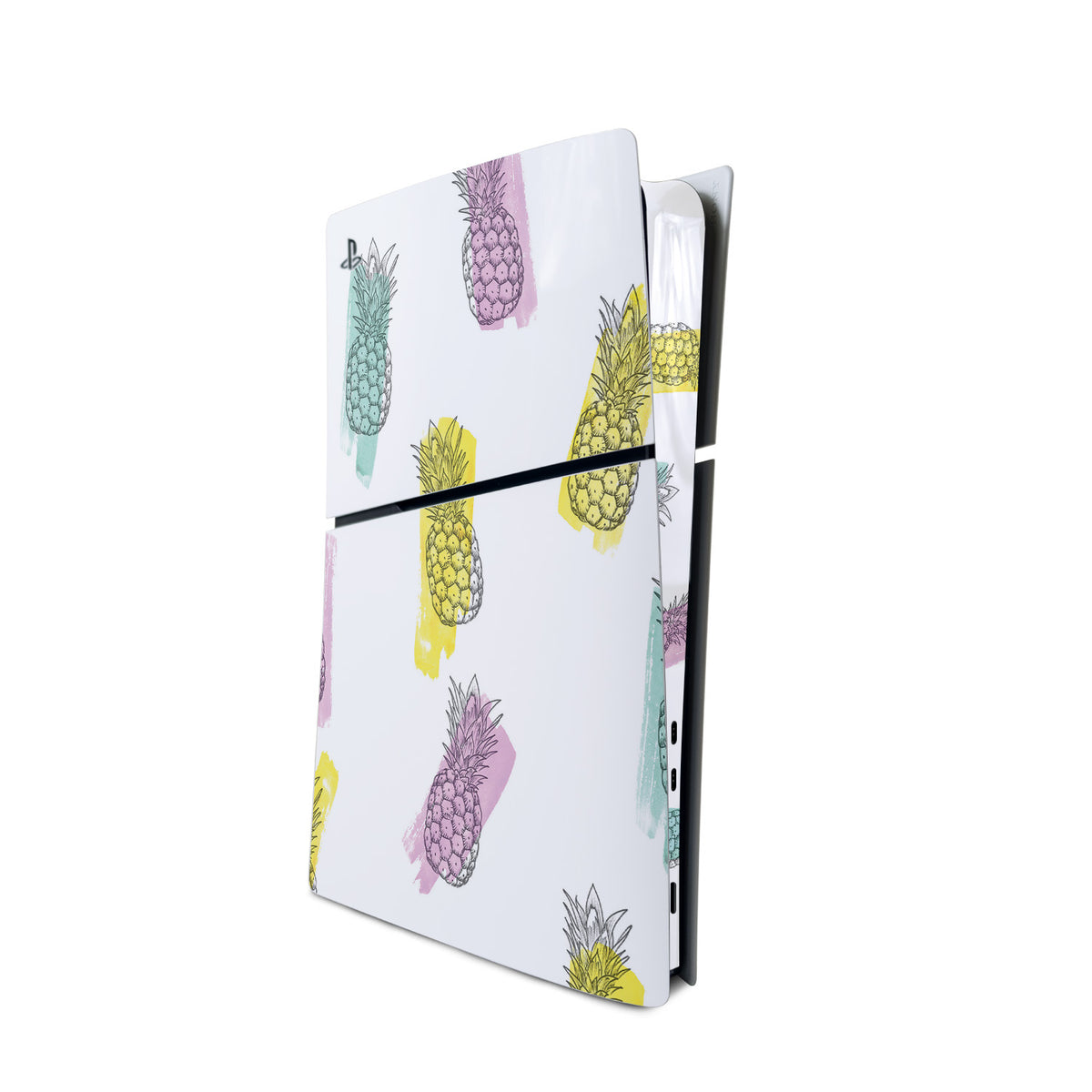 Funky Pineapples Skin For Sony Playstation 5 Slim — MightySkins