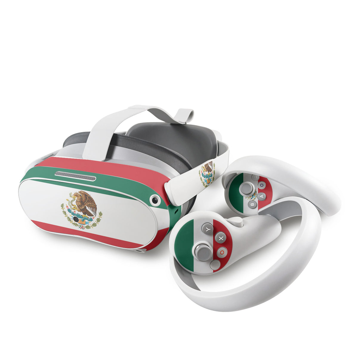 Mexican Flag Skin For Pico 4 Enterprise — MightySkins