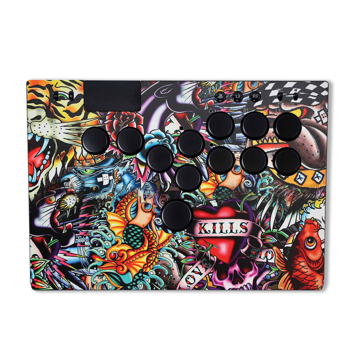 Old School Tattoo Skin For Razer Kitsune — MightySkins