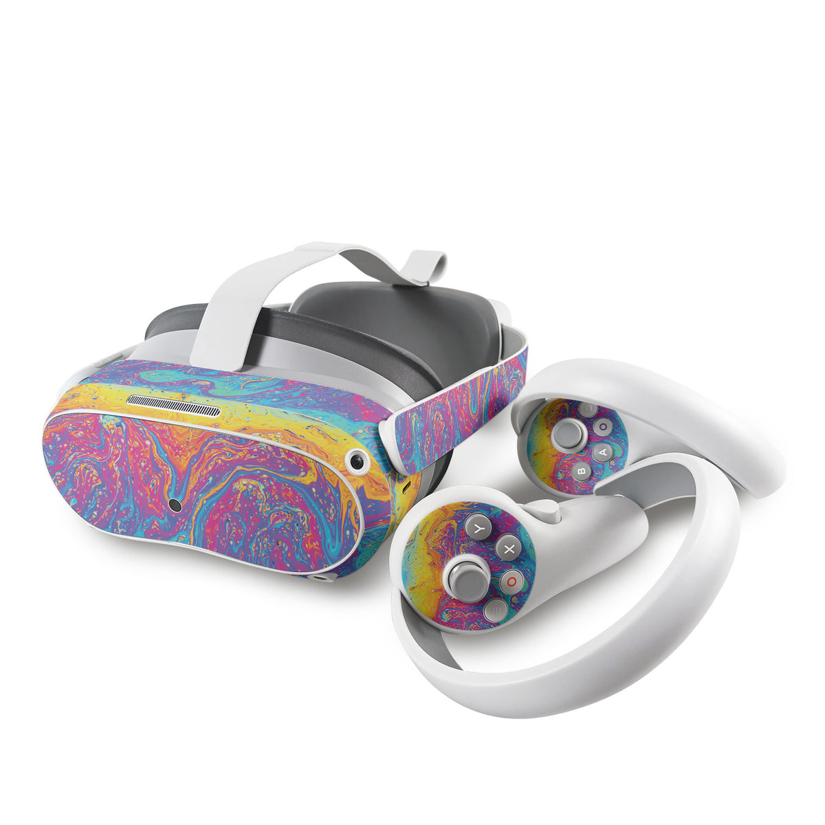 Paint Currents Skin For Pico 4 Enterprise — MightySkins