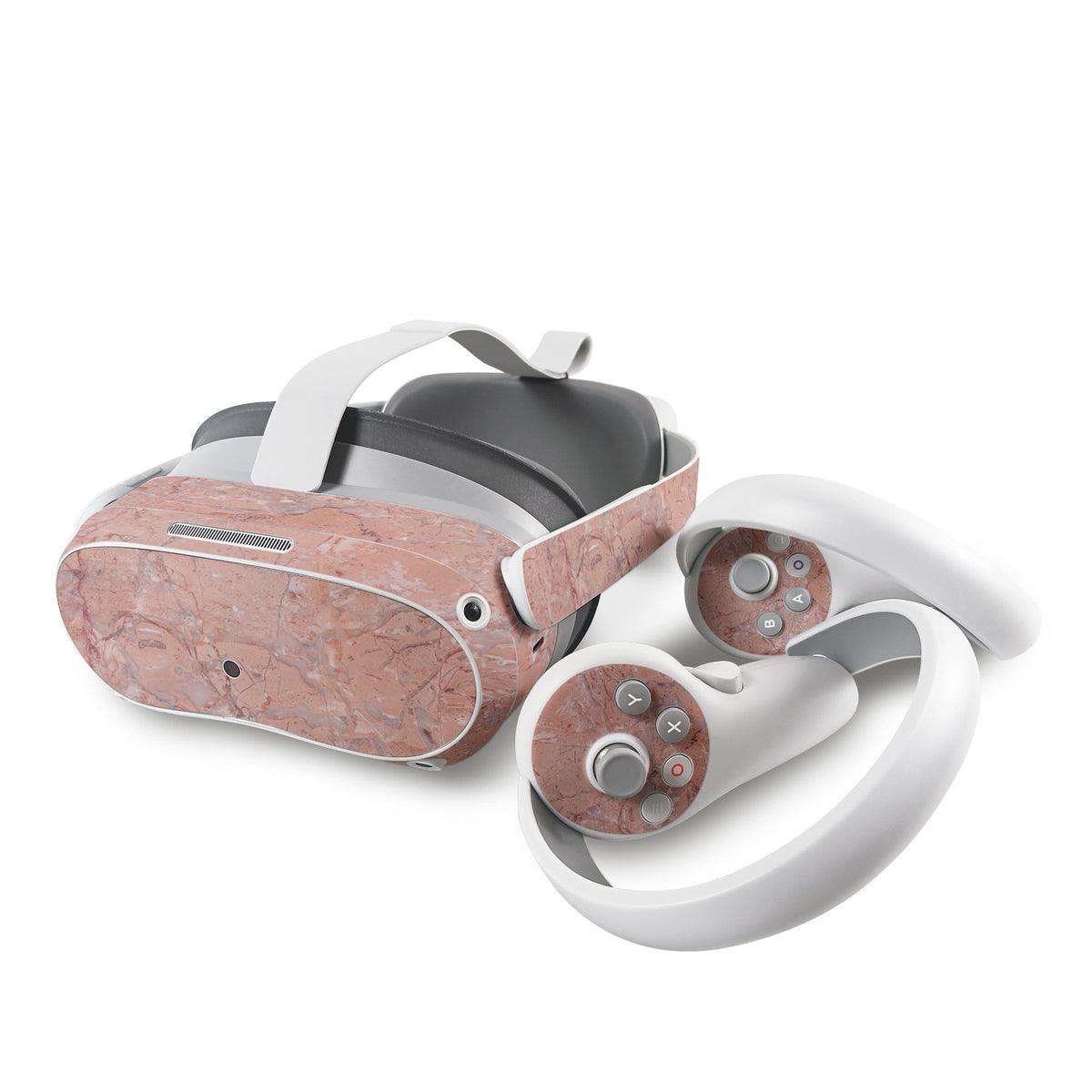 Pink Marble Skin For Pico 4 Enterprise — MightySkins