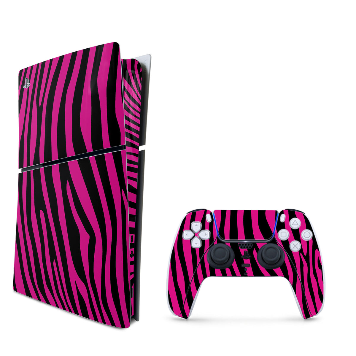 Pink Zebra Skin For Sony Playstation 5 Slim — MightySkins