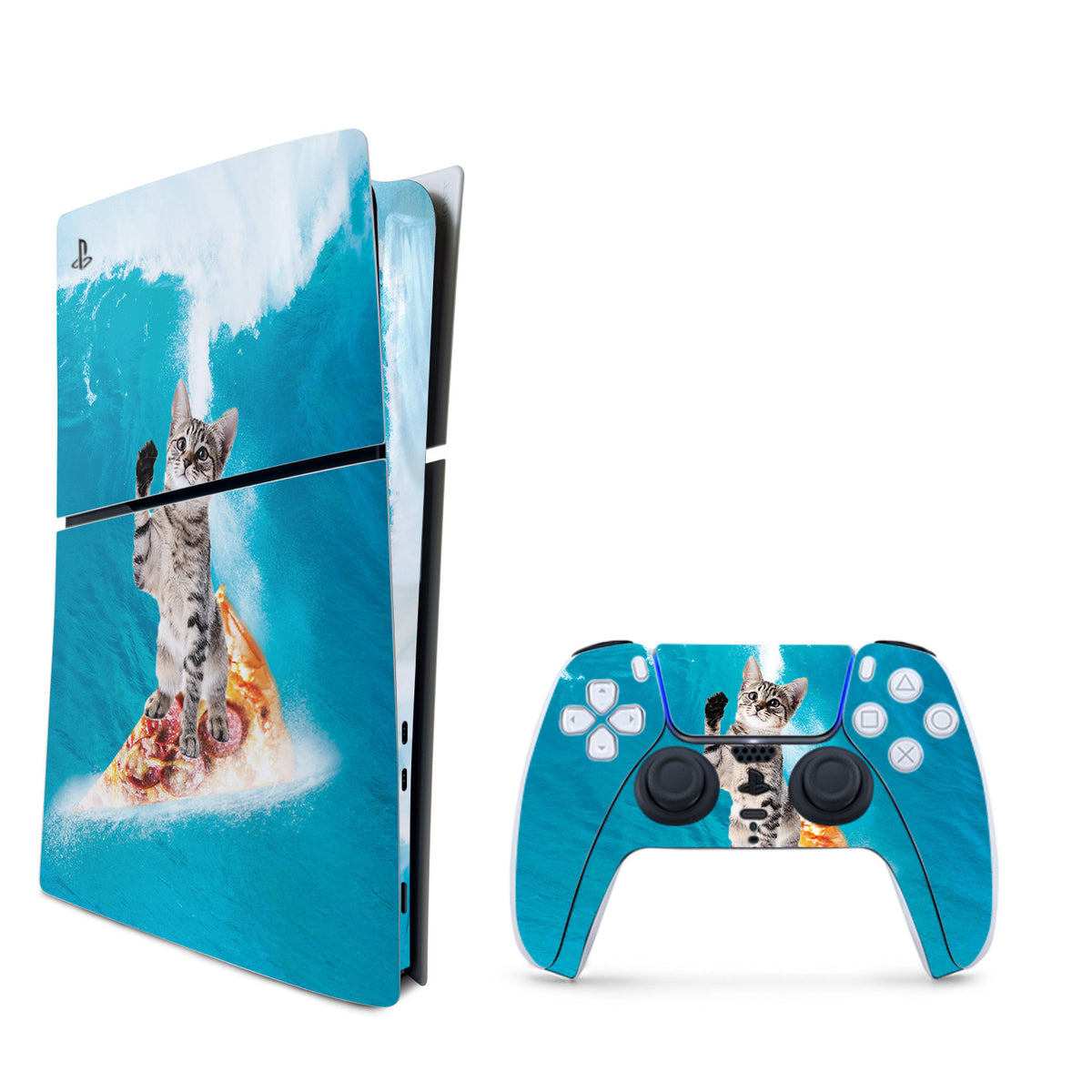 Pizza Surfing Kitty skin is precision cut to fit perfectly. Attaches ...