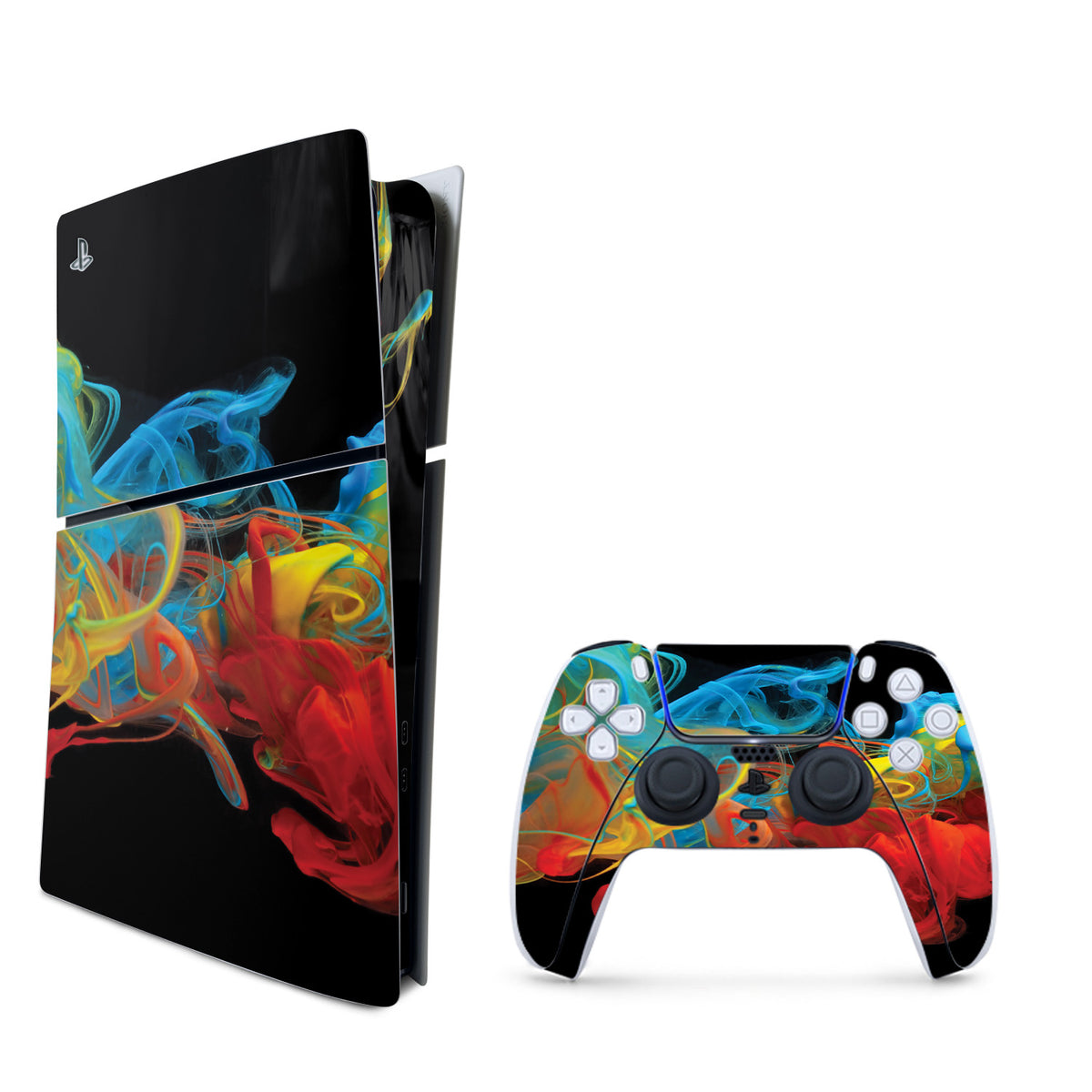 Primary Smoke Skin For Sony Playstation 5 Slim — MightySkins