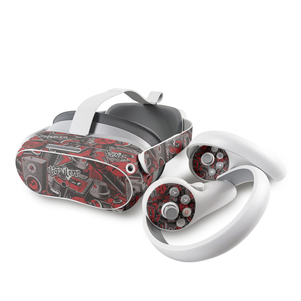 Red Hip Hop Skin For Pico 4 Enterprise — MightySkins