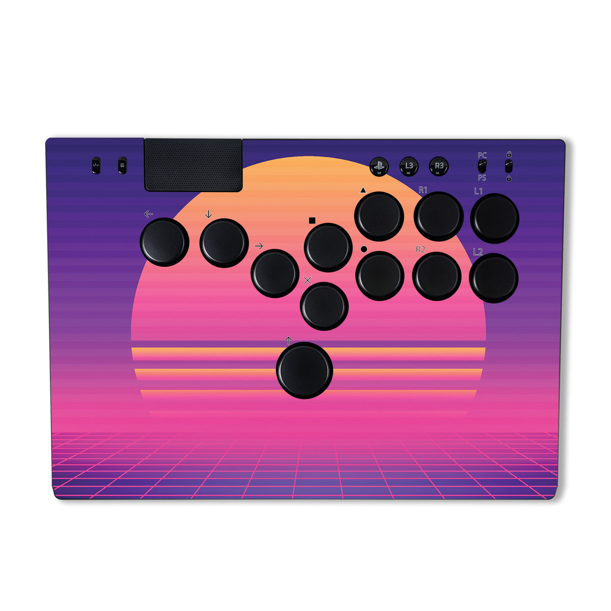 Synthwave Sunset Skin For Razer Kitsune — MightySkins