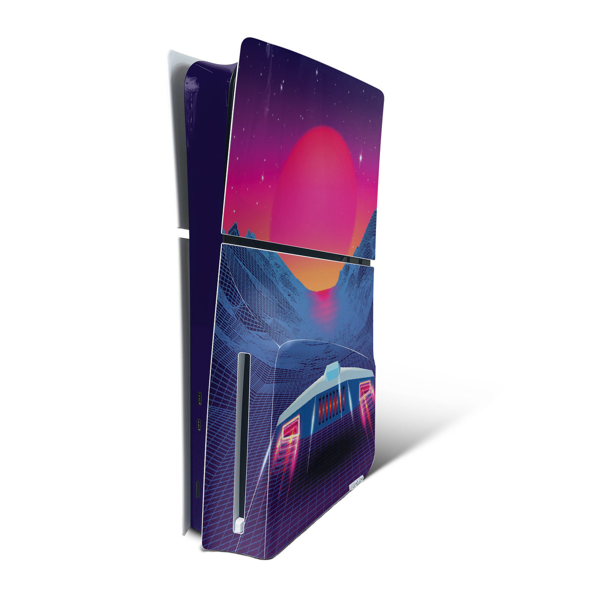 Synthwave Drive Skin For Sony Playstation 5 Slim — MightySkins