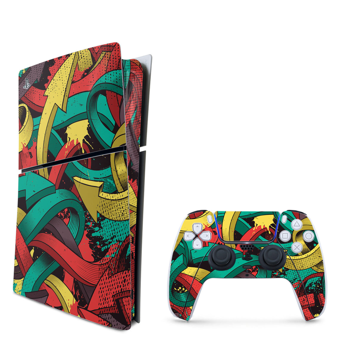 Triadic Arrows Skin For Sony Playstation 5 Slim — MightySkins