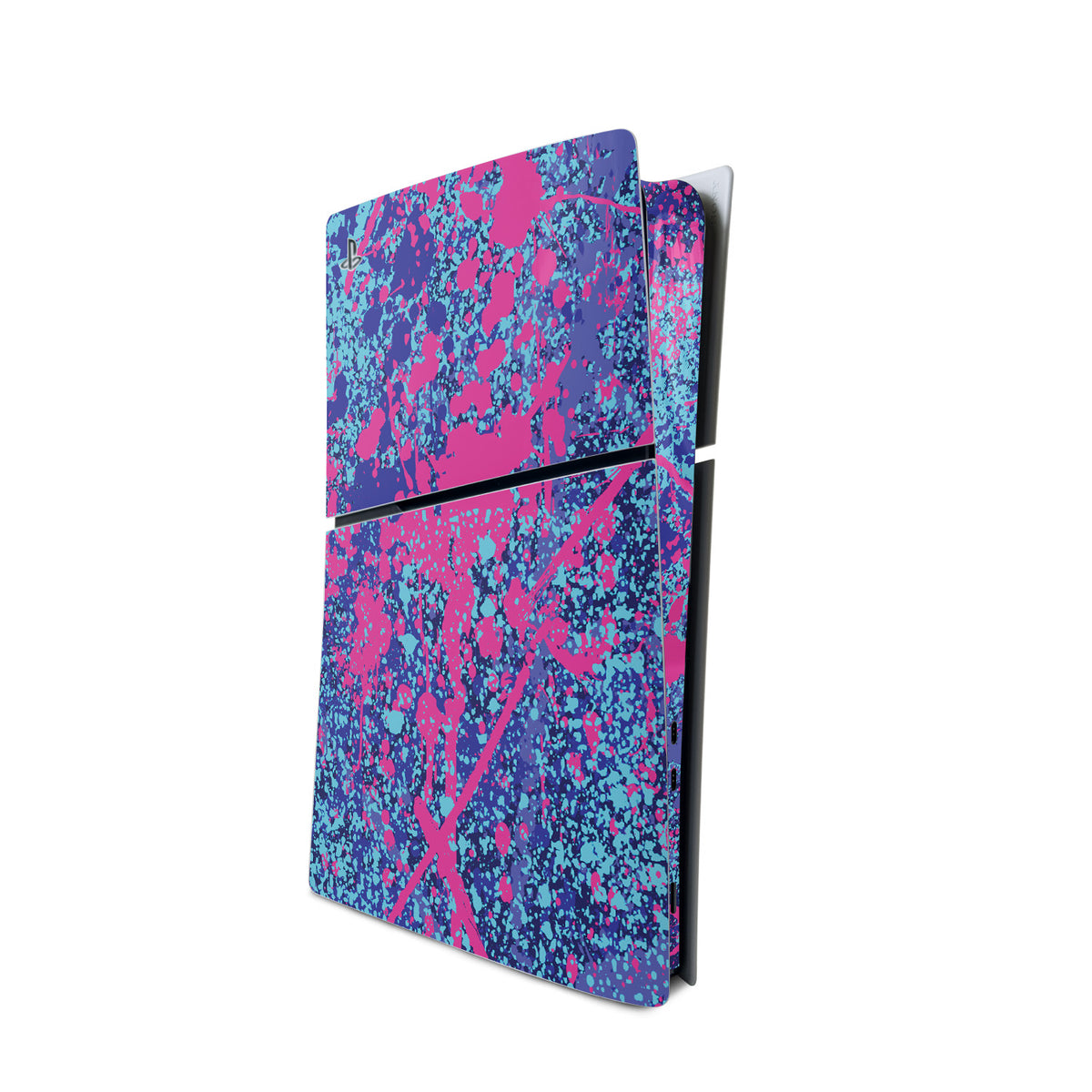 Vibrant Splatter Skin For Sony Playstation 5 Slim — MightySkins