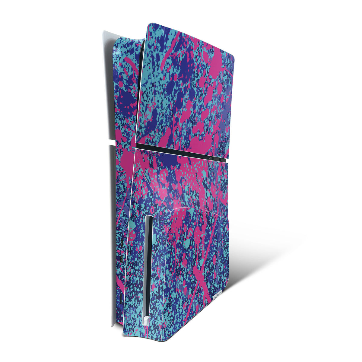 Vibrant Splatter Skin For Sony Playstation 5 Slim — MightySkins