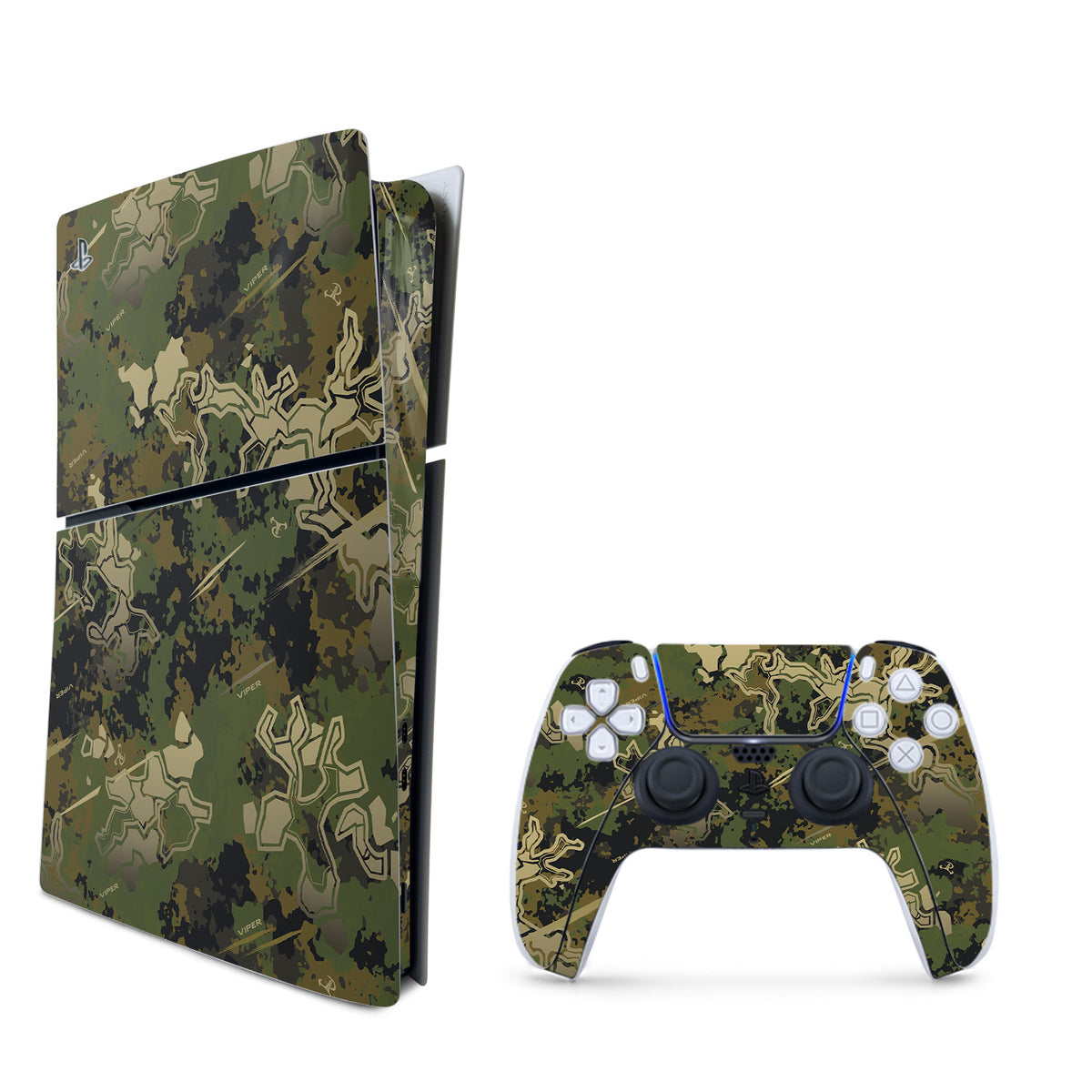 Viper Woodland Skin For Sony Playstation 5 Slim — MightySkins