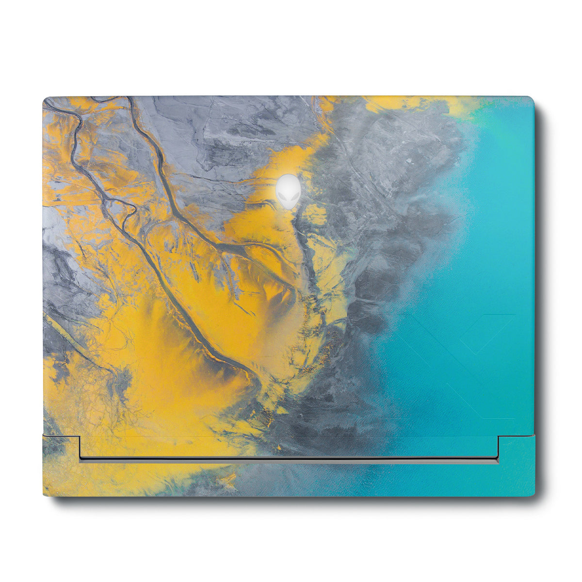 Yellow Spill Skin For Alienware X16 R1 (2023) — MightySkins