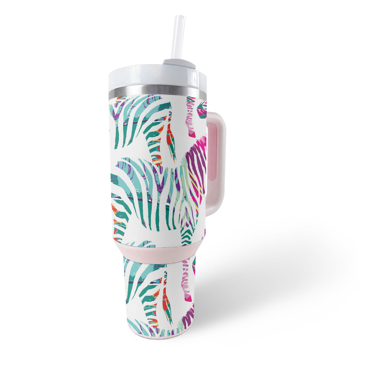 Zebra Mosaic Skin For Stanley The Quencher H2.0 FlowState 30 Oz Tumbler ...