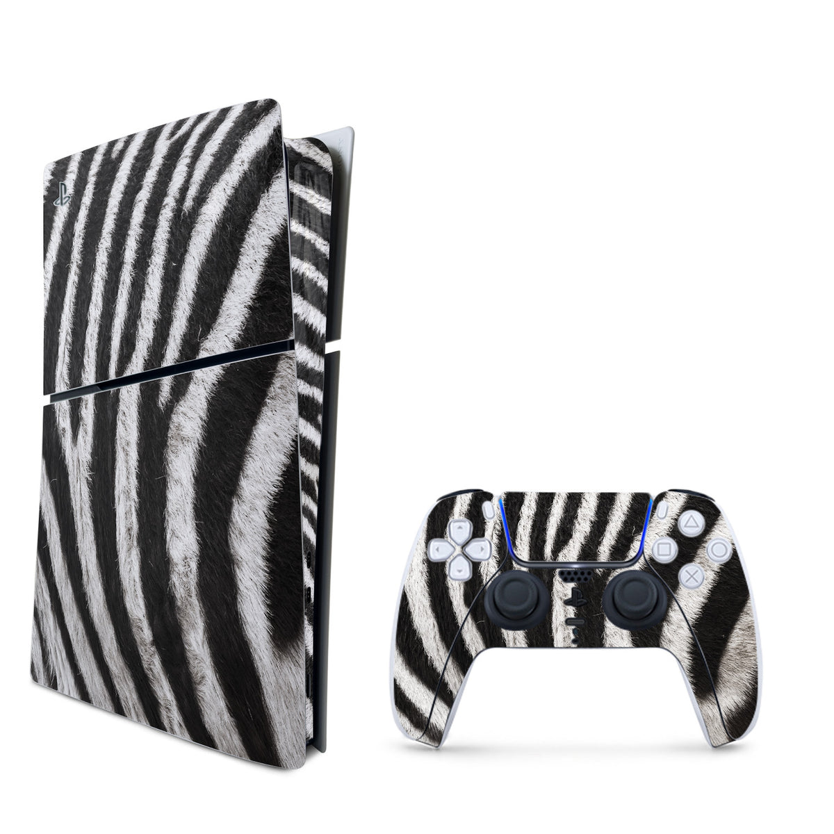 Zebra Closeup Skin For Sony Playstation 5 Slim — MightySkins
