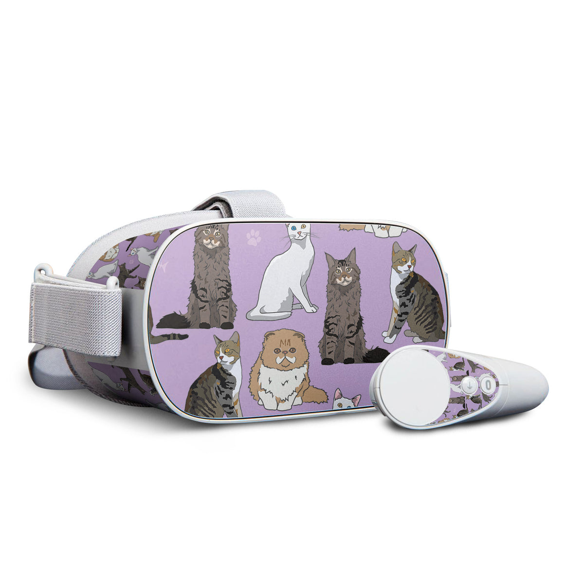 Cat Chaos Skin For Oculus Go — MightySkins