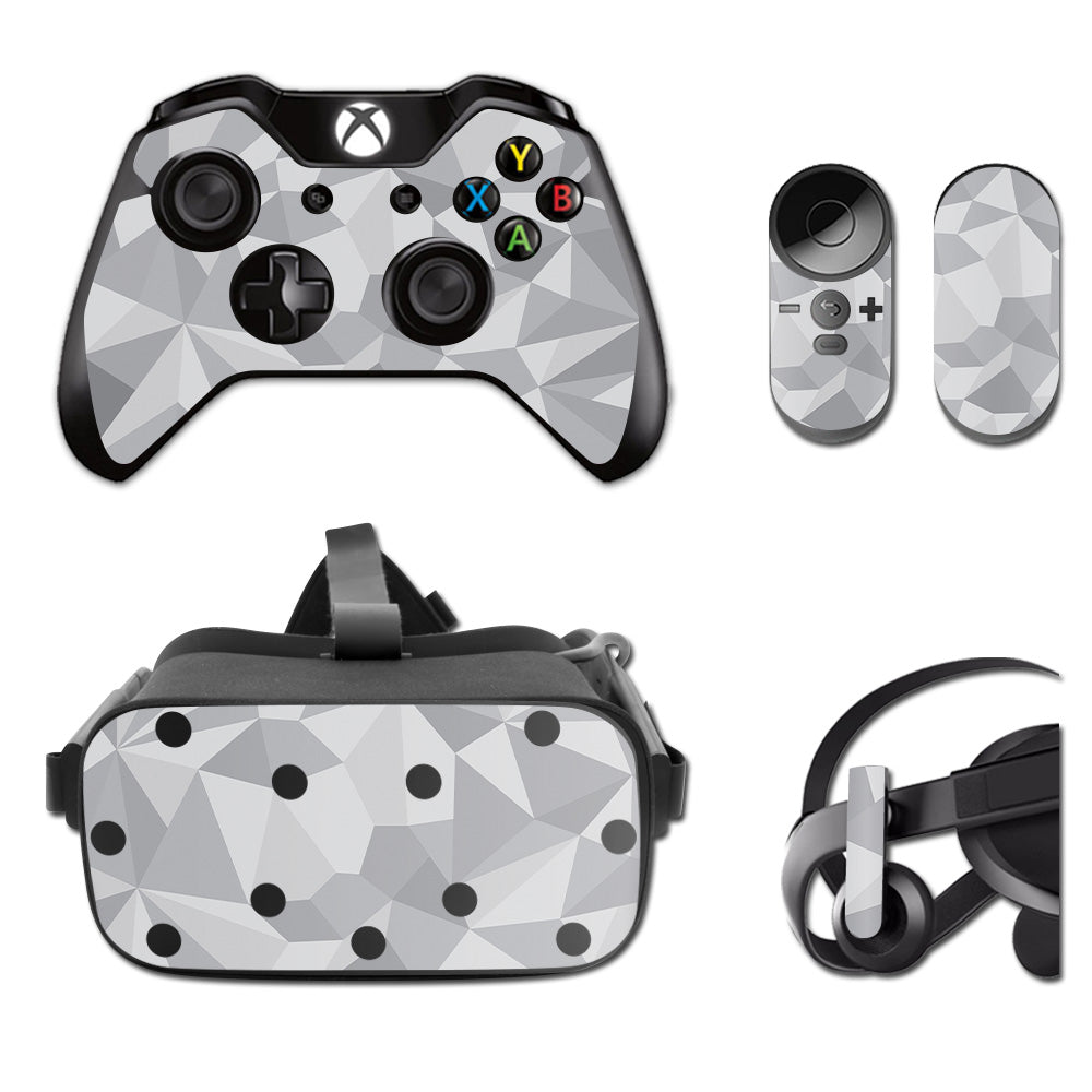 Gray Polygon Skin For Oculus Rift — MightySkins