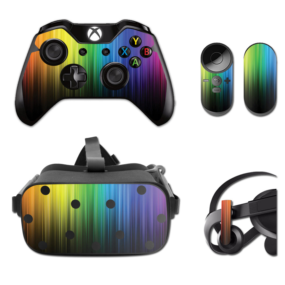 Rainbow Streaks Skin For Oculus Rift — MightySkins