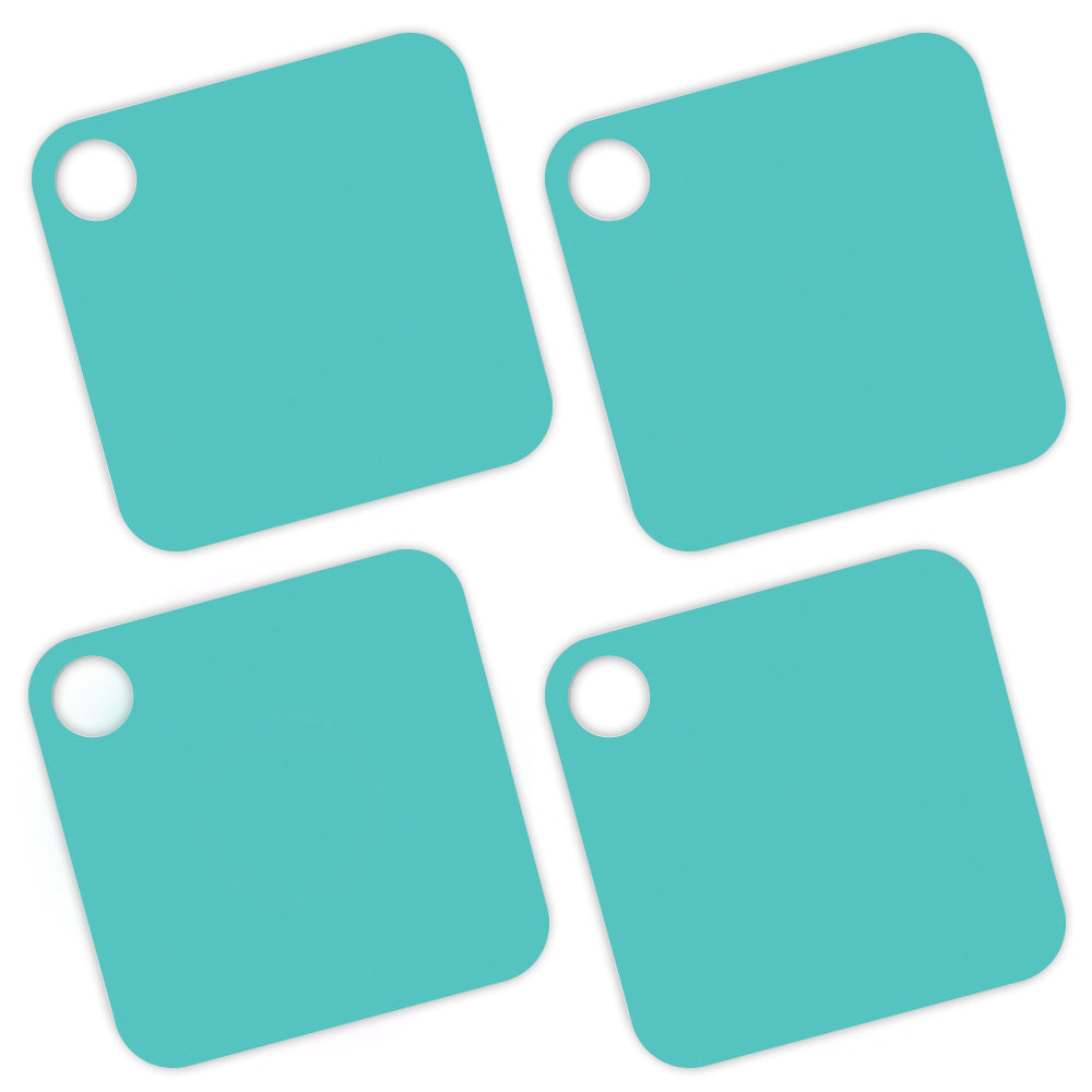 Solid Turquoise Skin For Tile Mate (2020) 4 Pack — MightySkins