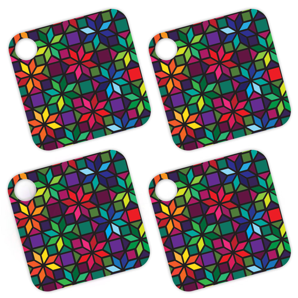 Stained Glass Window Skin For Tile Mate (2020) 4 Pack — MightySkins