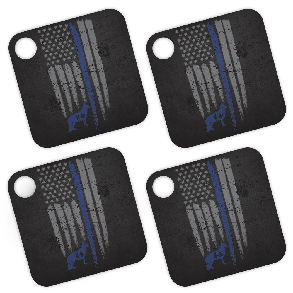 Thin Blue Line K9 Skin For Tile Mate (2020) 4 Pack — MightySkins