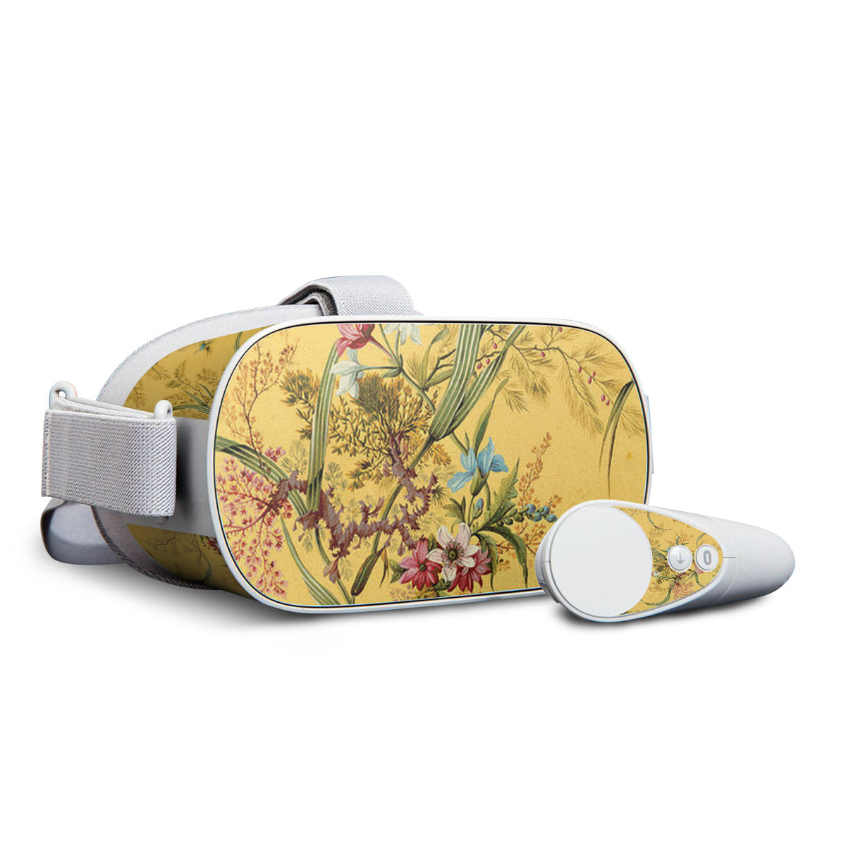 Yellow Marble End Skin For Oculus Go — MightySkins