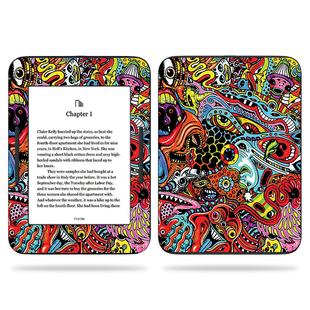 Acid Trippy Skin For Barnes & Noble NOOK GlowLight 3 (2017) — MightySkins