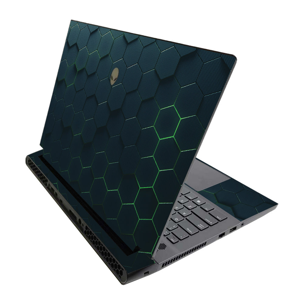 Acid Hex Skin For Alienware M17 R3 (2020) & M17 R4 (2021) Laptop ...