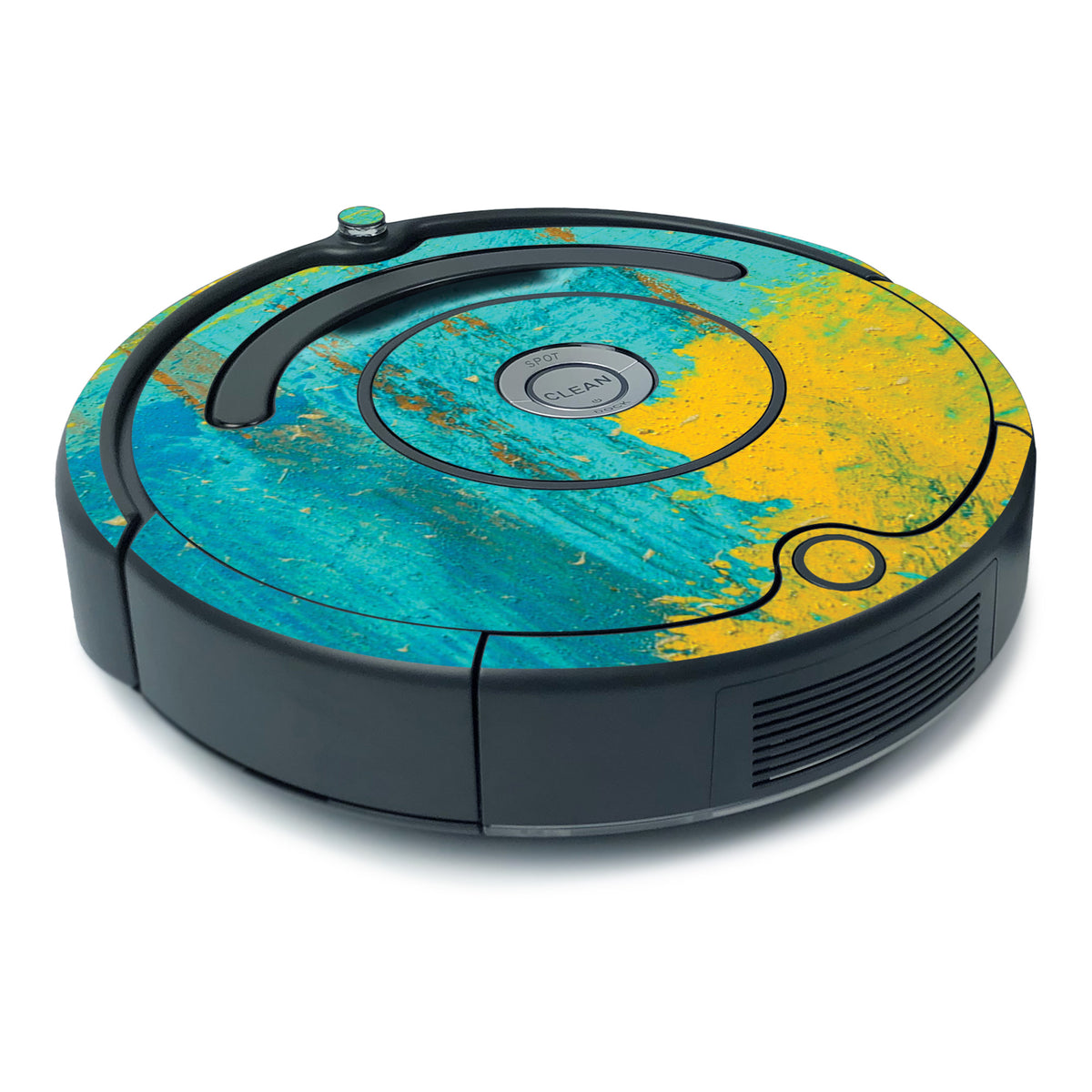 Acrylic Blue Skin For iRobot Roomba 675 Minimal Coverage — MightySkins