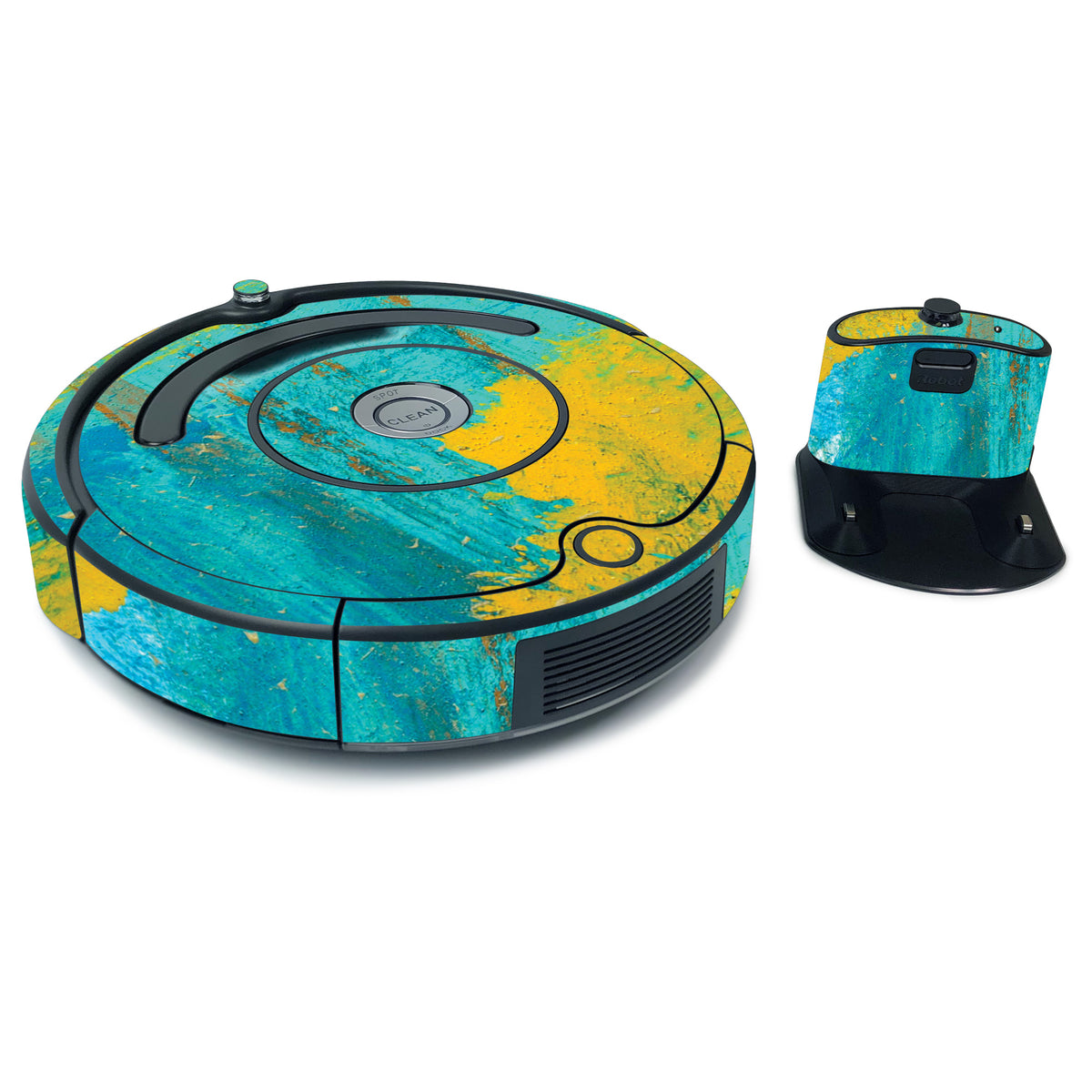 Acrylic Blue Skin For iRobot Roomba 675 Max Coverage — MightySkins