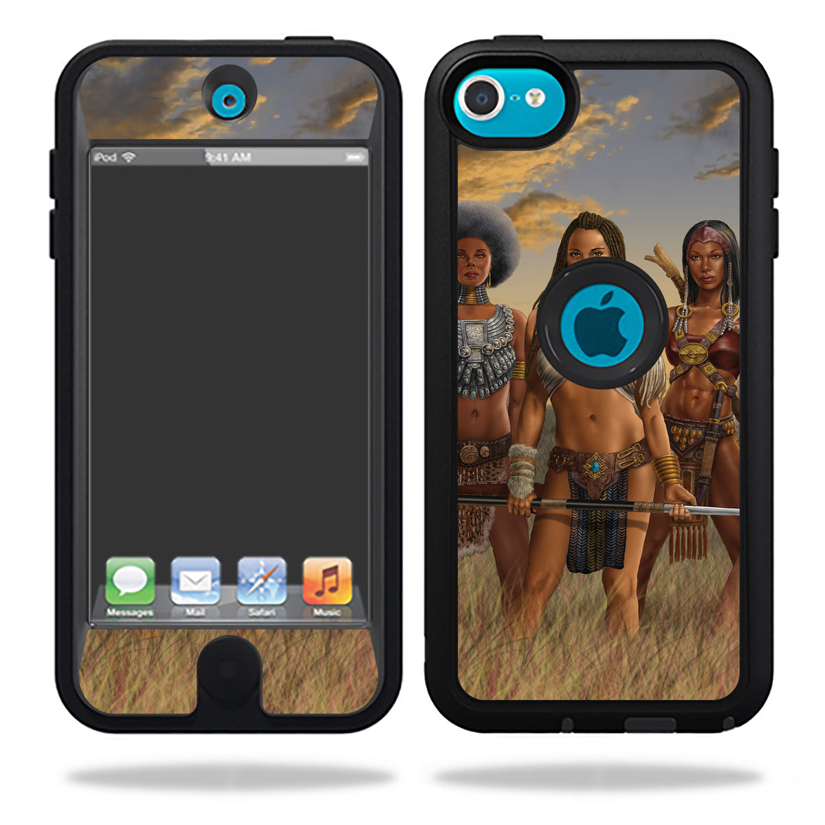 African Queens Skin For OtterBox Defender iPod Touch 5G Case — MightySkins
