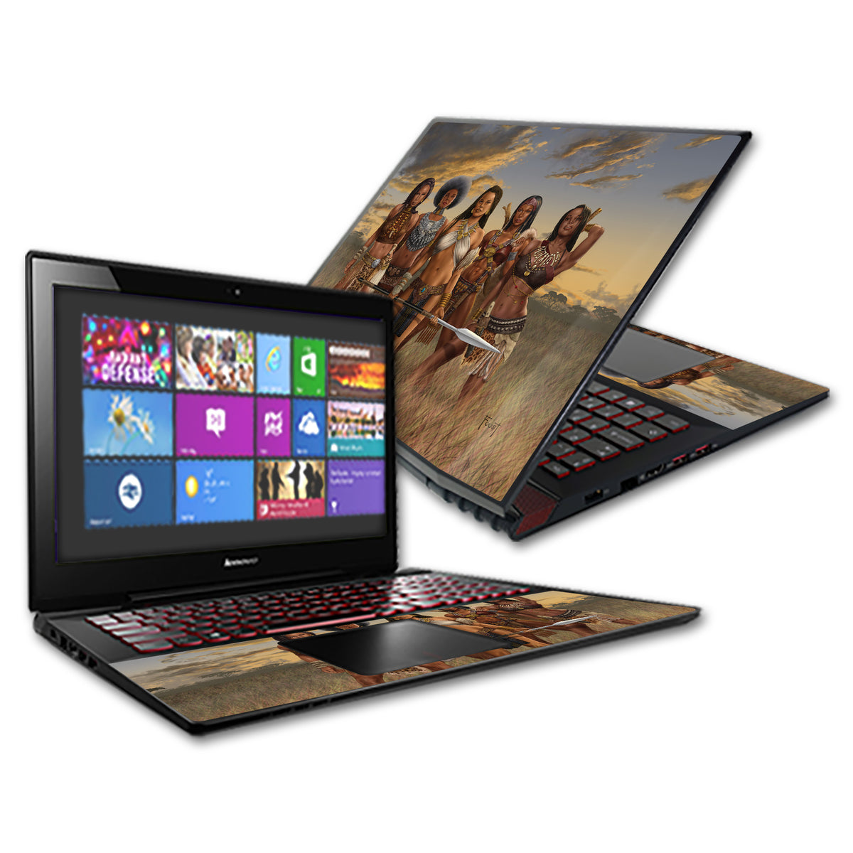 African Queens Skin For Ideapad Y50 15.6" Screen — MightySkins