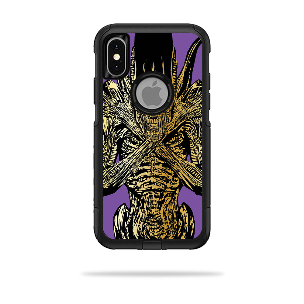 Alien Drome Skin For OtterBox Commuter iPhone X or XS Case — MightySkins