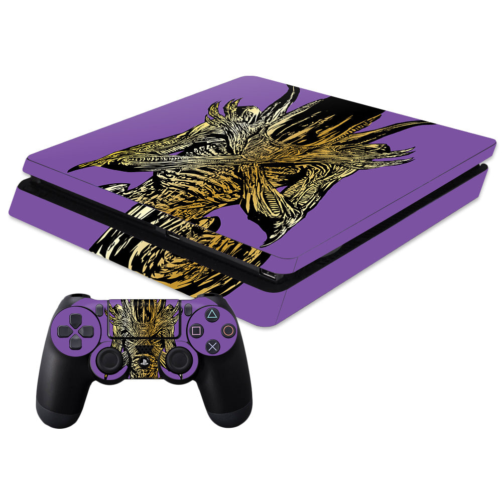 Alien Drome Skin For Sony PS4 Slim & Controller Combo — MightySkins