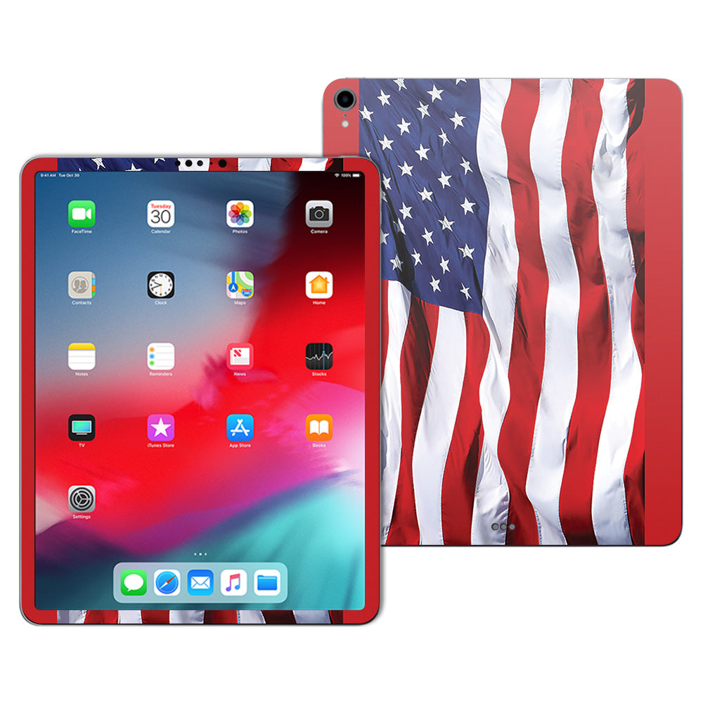 American Flag Skin For Apple iPad Pro 12.9″ (2018) — MightySkins