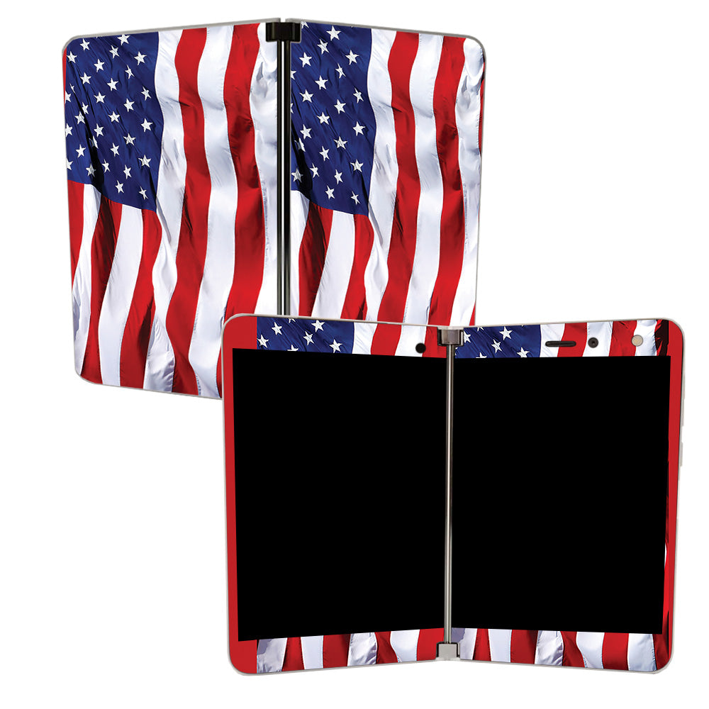 American Flag Skin For Microsoft Surface Duo — MightySkins