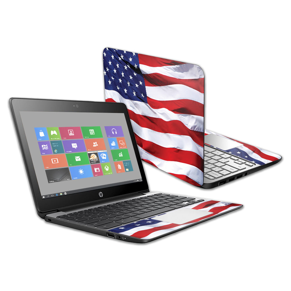 American Flag Skin For Chromebook 11 G5 11.6" — MightySkins