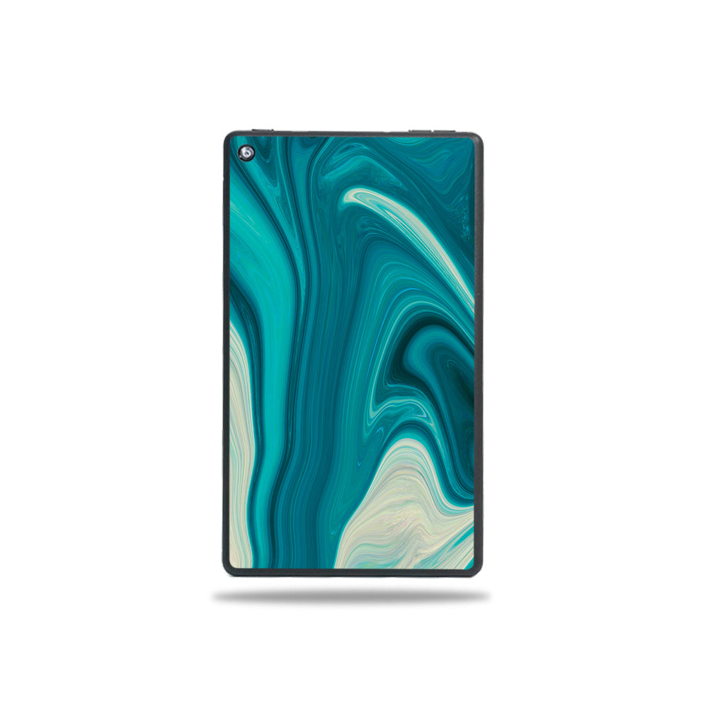Aqua Swirl Skin For Amazon Fire 7 Tablet (2019) — MightySkins