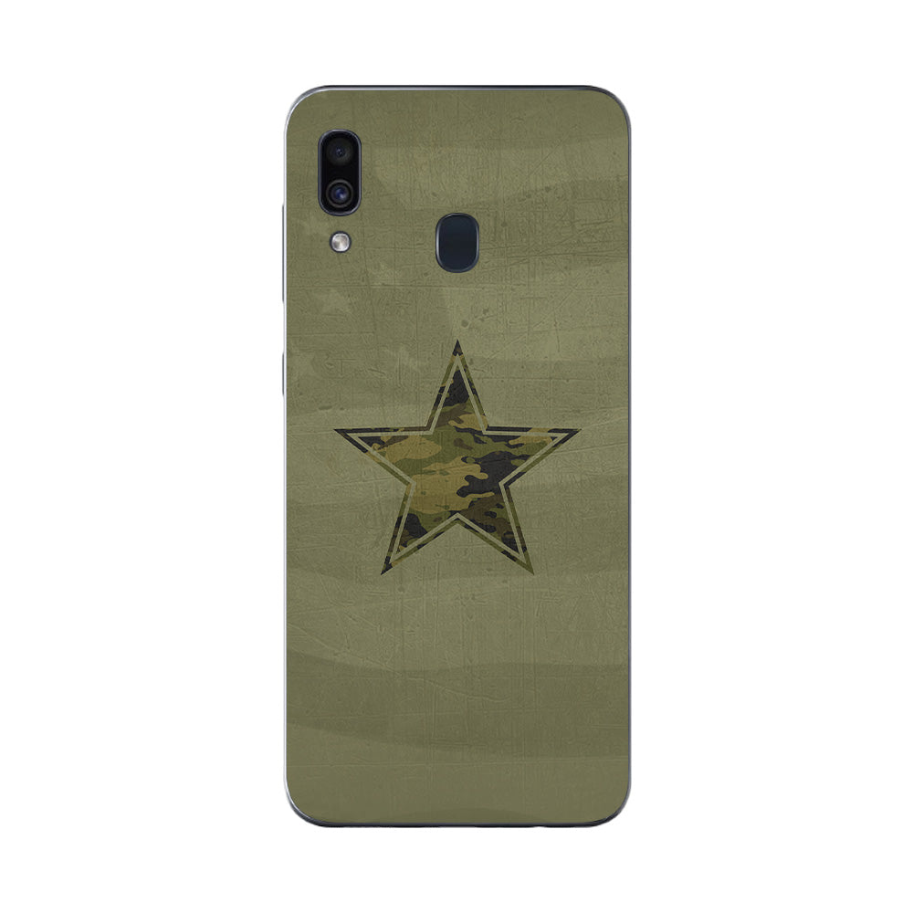 Army Star Skin For Samsung Galaxy A20 / A30 — MightySkins