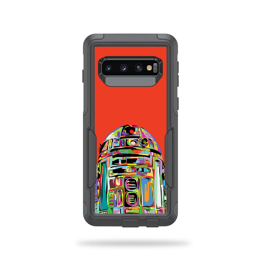 Astro Droid Skin For Otterbox Commuter Galaxy S10 — MightySkins