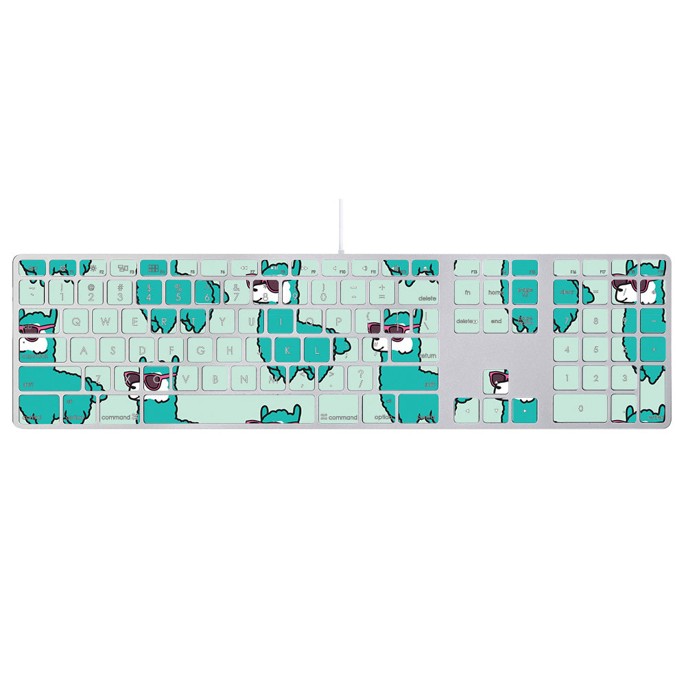 Awesome Alpacas Skin For Apple Keyboard with Keypad MB110LL/B — MightySkins