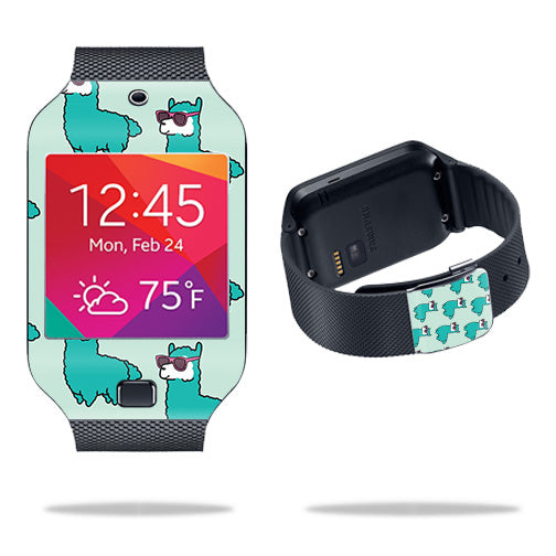 Awesome Alpacas Skin For Samsung Galaxy Gear 2 Neo Smart Watch ...