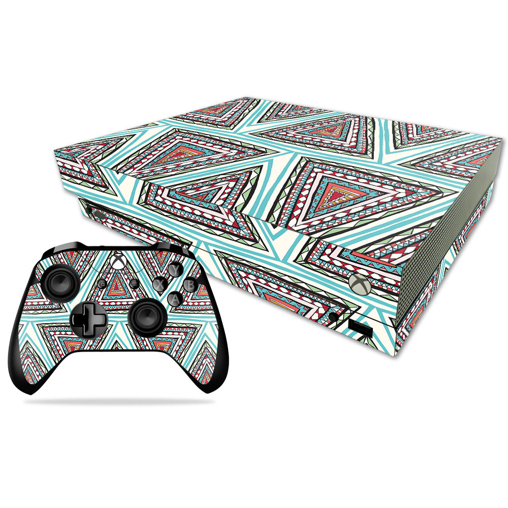 Aztec Pyramids Skin For Microsoft Xbox One X — MightySkins