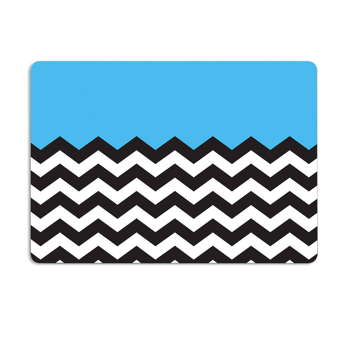 Baby Blue Chevron Skin For Apple MacBook Air 13.6” M1/M2/M3/M4 (2021 ...