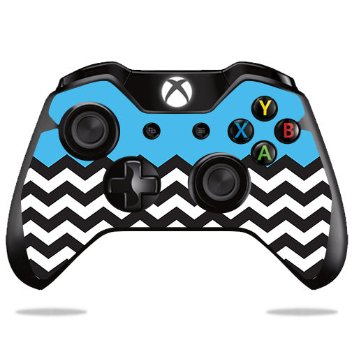 Baby Blue Chevron Skin For Microsoft Xbox One or S Controller — MightySkins