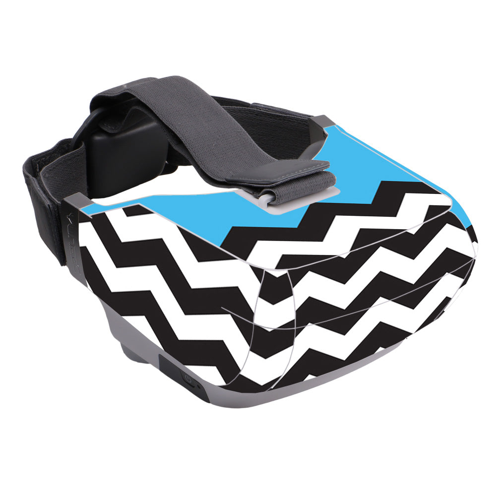 Baby Blue Chevron Skin For Yuneec SkyView — MightySkins