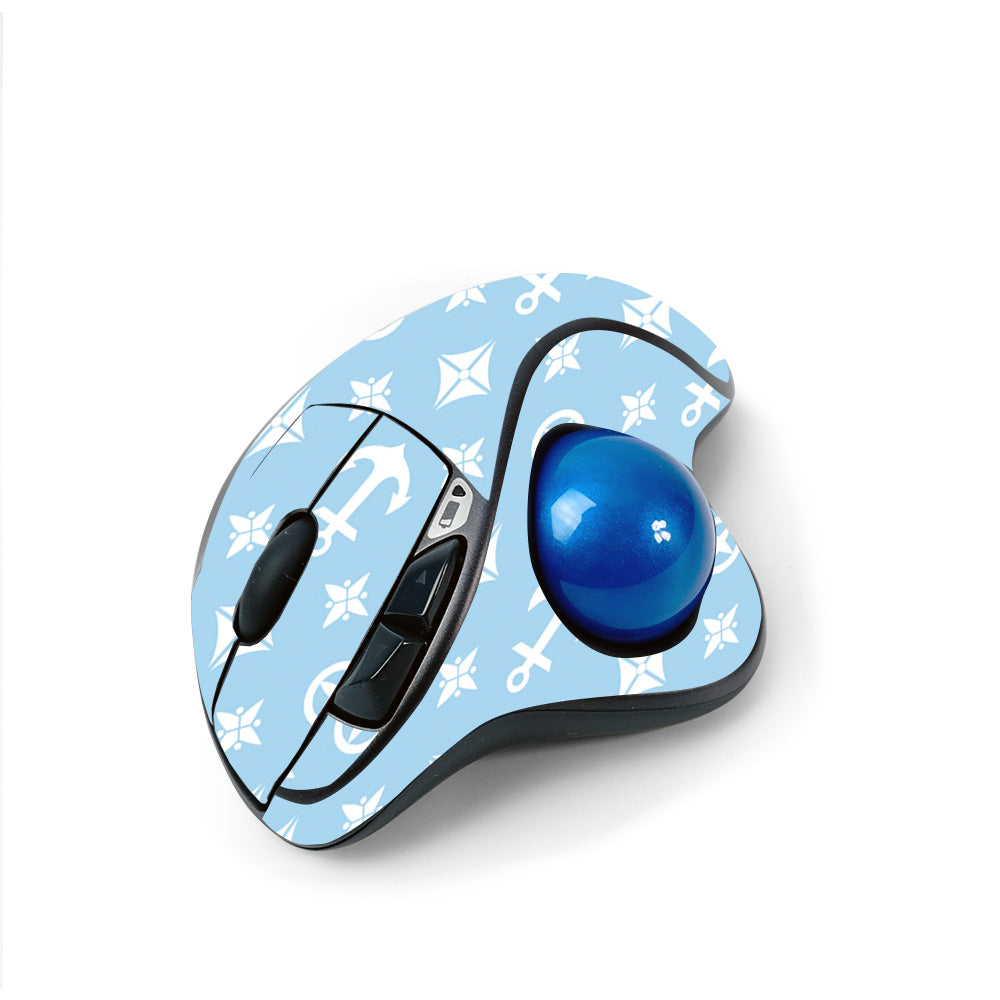 Baby Blue Designer Skin For Logitech M570 Wireless Trackball Mouse ...
