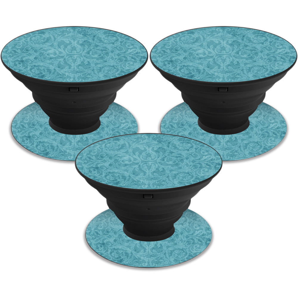 Baby Blue Jacquard Skin For PopSocket PopSocket — MightySkins