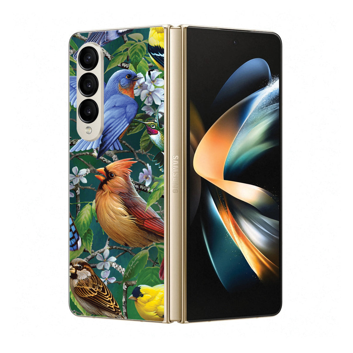 Backyard Gathering Skin For Samsung Galaxy Z Fold 4 — MightySkins