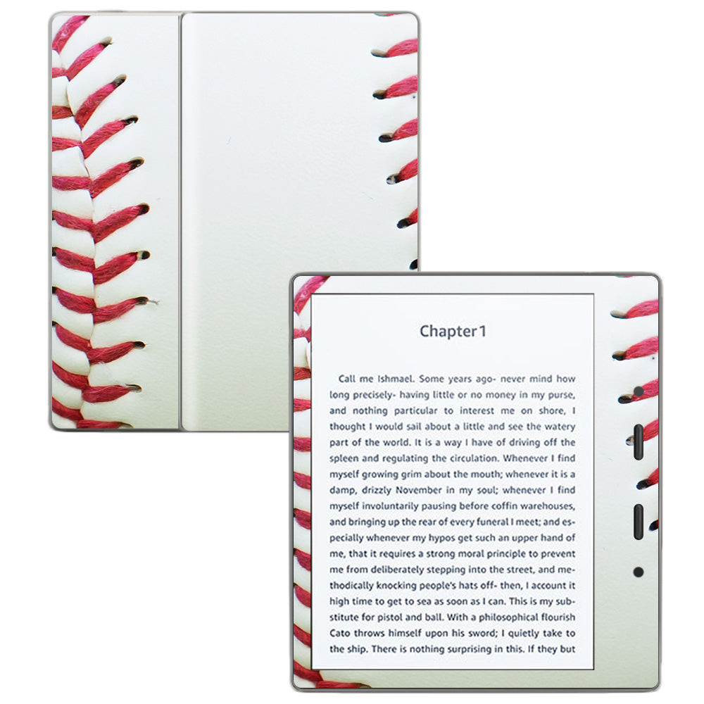 Baseball Closeup Skin For Amazon Kindle Oasis 7" (9th Gen) — MightySkins