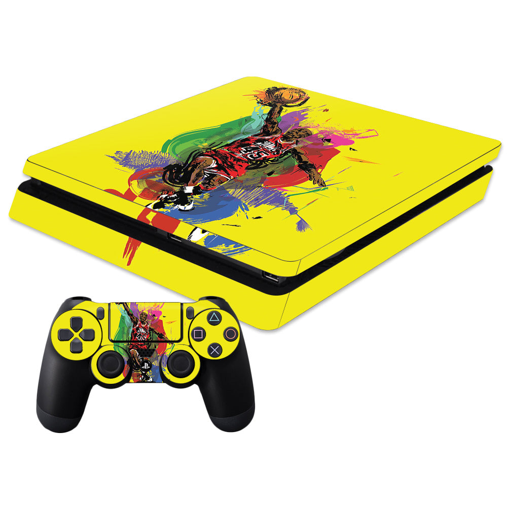 Basketball Jam Skin For Sony PS4 Slim & Controller Combo — MightySkins